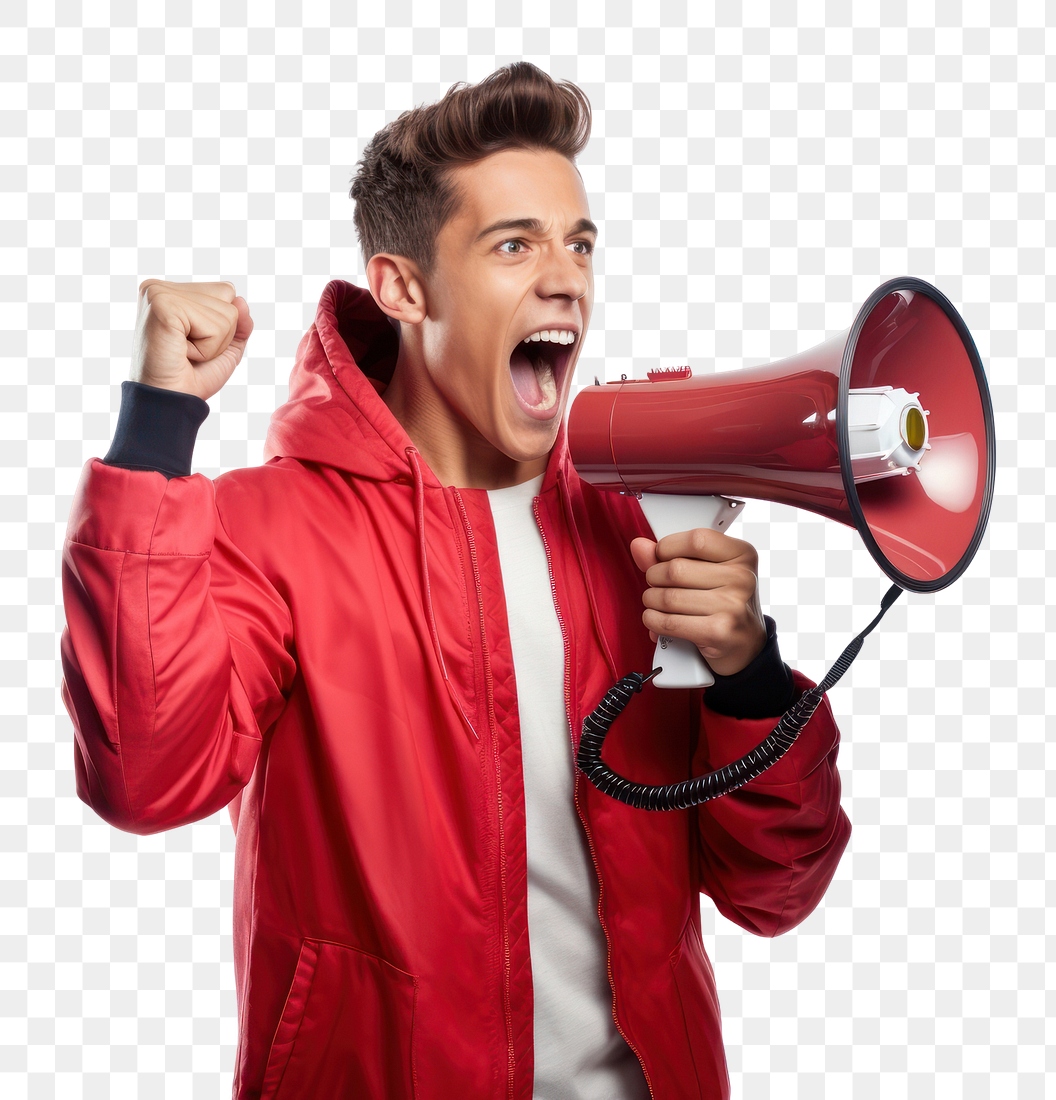 PNG Cheerful shouting achievement technology. | Premium PNG - rawpixel