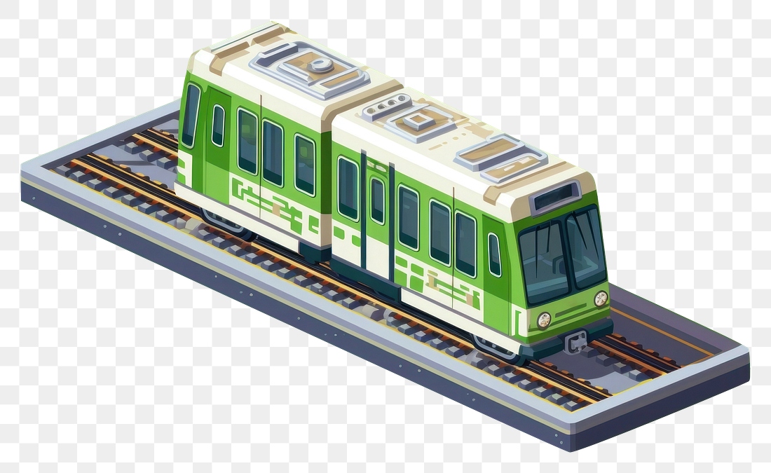PNG Simple tram isolated vehicle | Free PNG Illustration - rawpixel