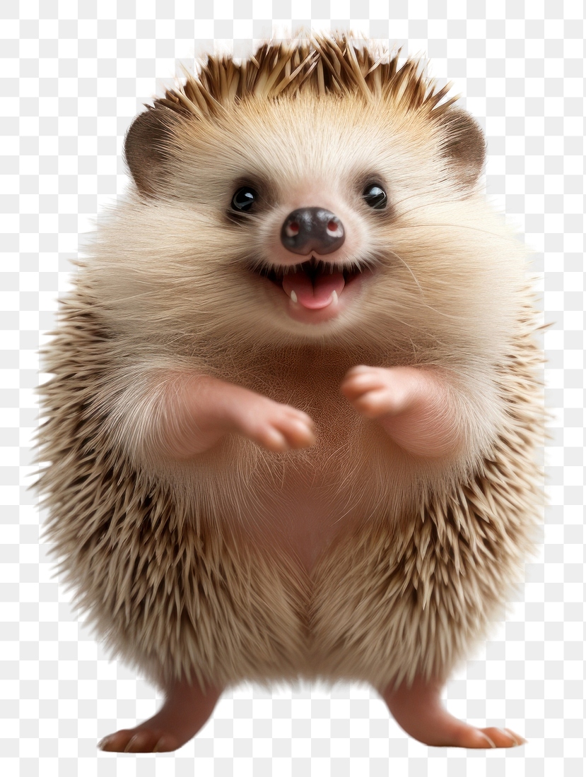 PNG Happy smiling dancing hedgehog | Free PNG - rawpixel