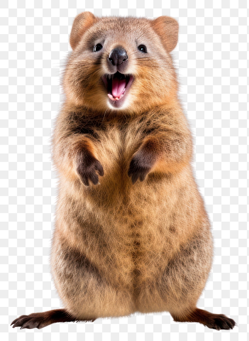 PNG Happy smiling dancing quokka | Premium PNG - rawpixel