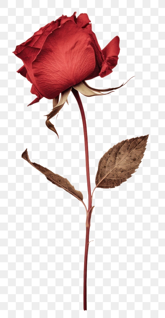 PNG Real Pressed single red | Free PNG - rawpixel