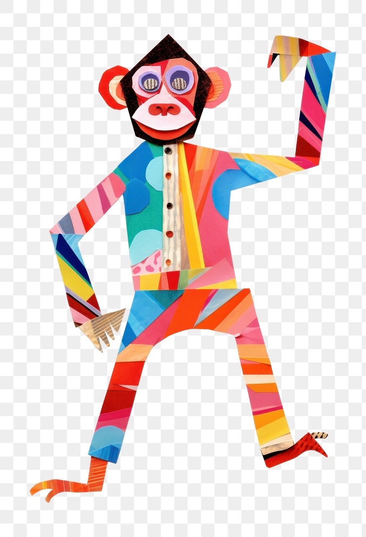 PNG dance monkey, animal paper | Free PNG - rawpixel