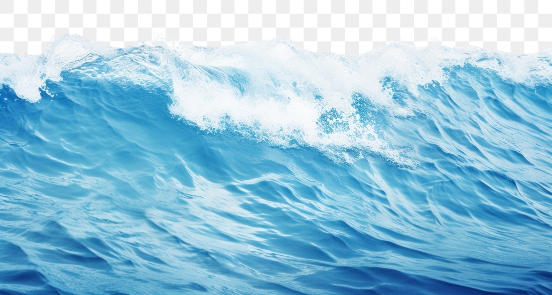 PNG Blue water border sea | Free PNG - rawpixel