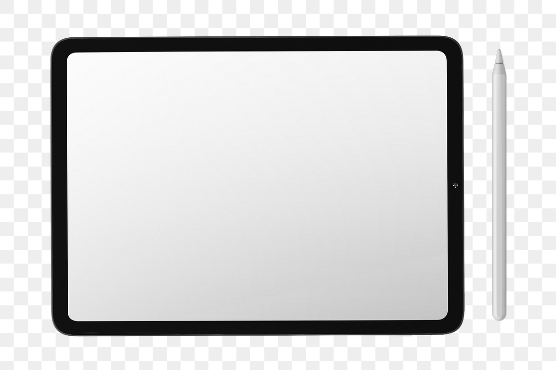 Blank tablet screen png, transparent | Premium PNG - rawpixel