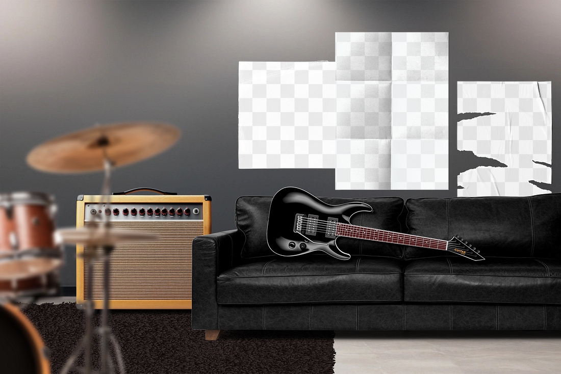 Music studio png, picture frame, | Premium PNG - rawpixel