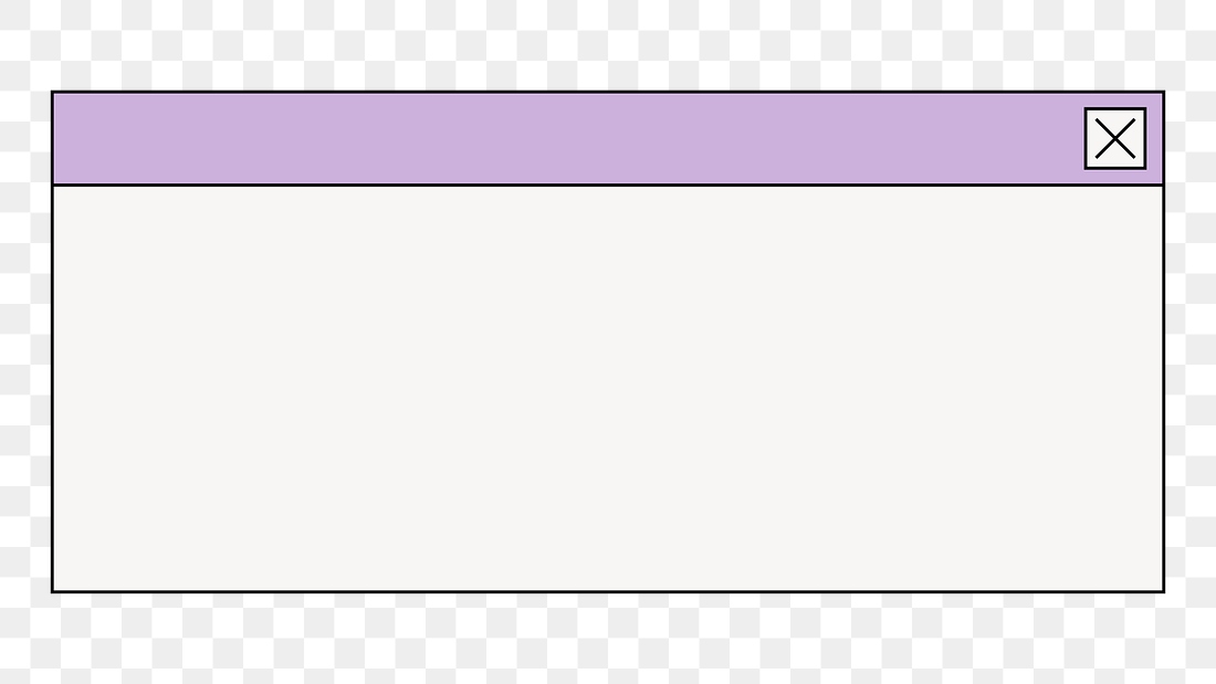 PNG Purple pop-up window frame | Premium PNG - rawpixel