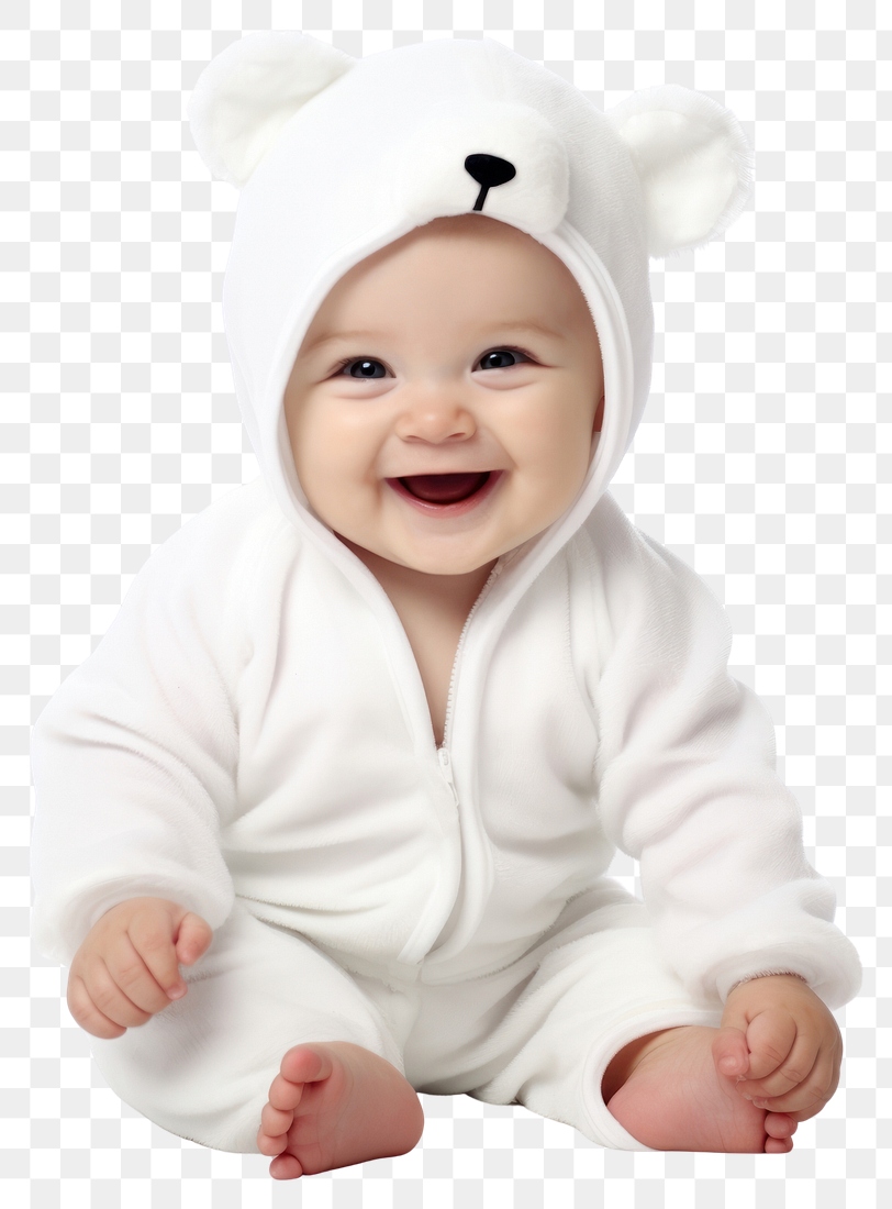PNG Happy baby portrait white | Free PNG - rawpixel