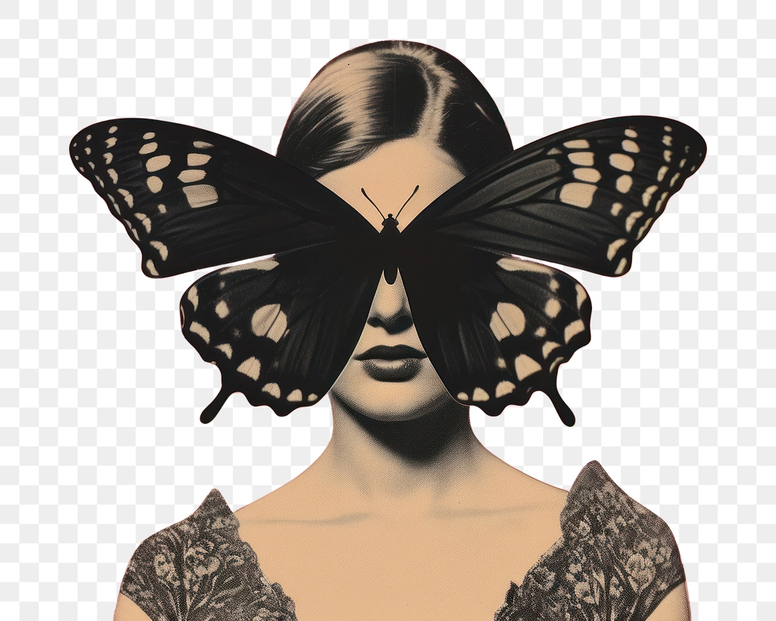 PNG Moustache brassiere butterfly disguise | Free PNG - rawpixel