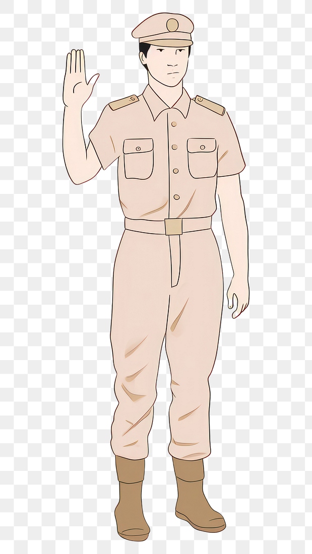PNG Soldier stop hand sign | Free PNG - rawpixel