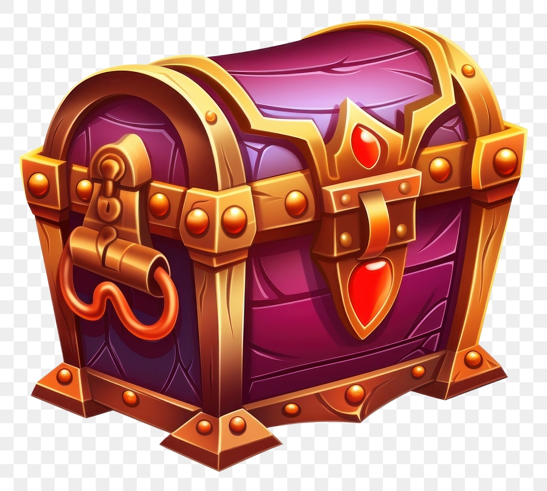 PNG Treasure box white background | Free PNG - rawpixel