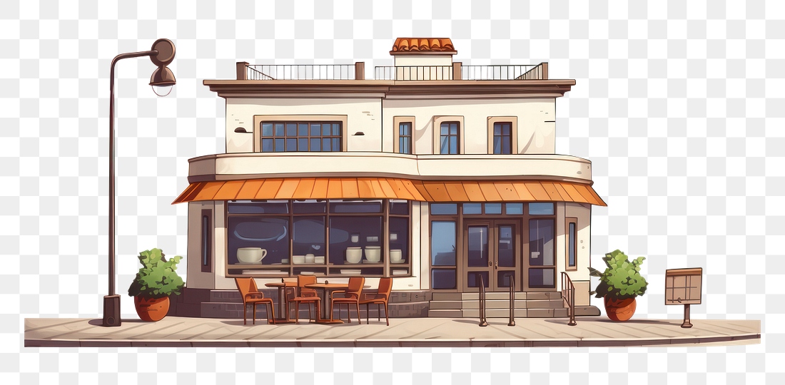 PNG Coffee house zoom midday | Premium PNG - rawpixel