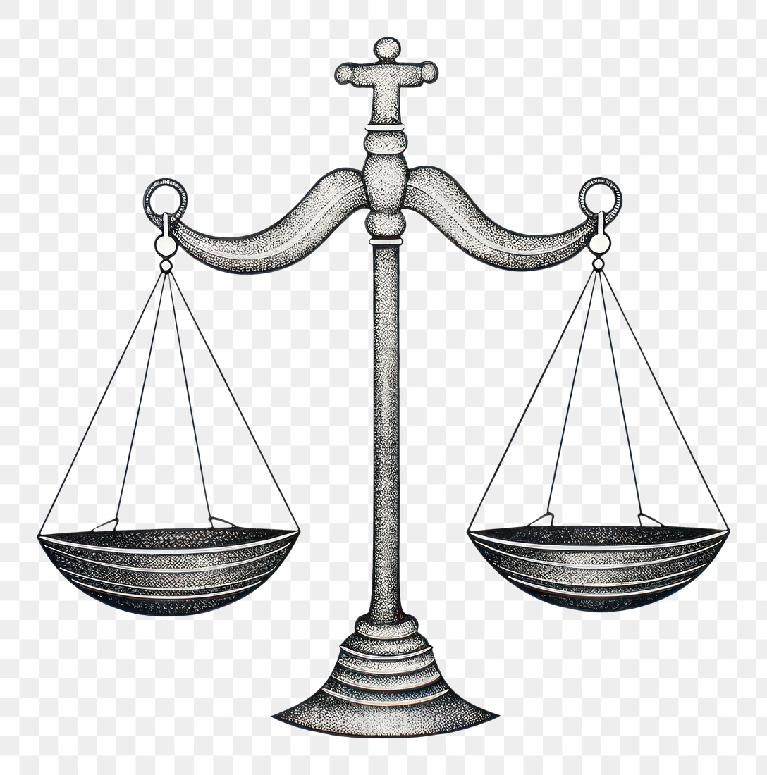 PNG Libra scale line art. | Free PNG - rawpixel