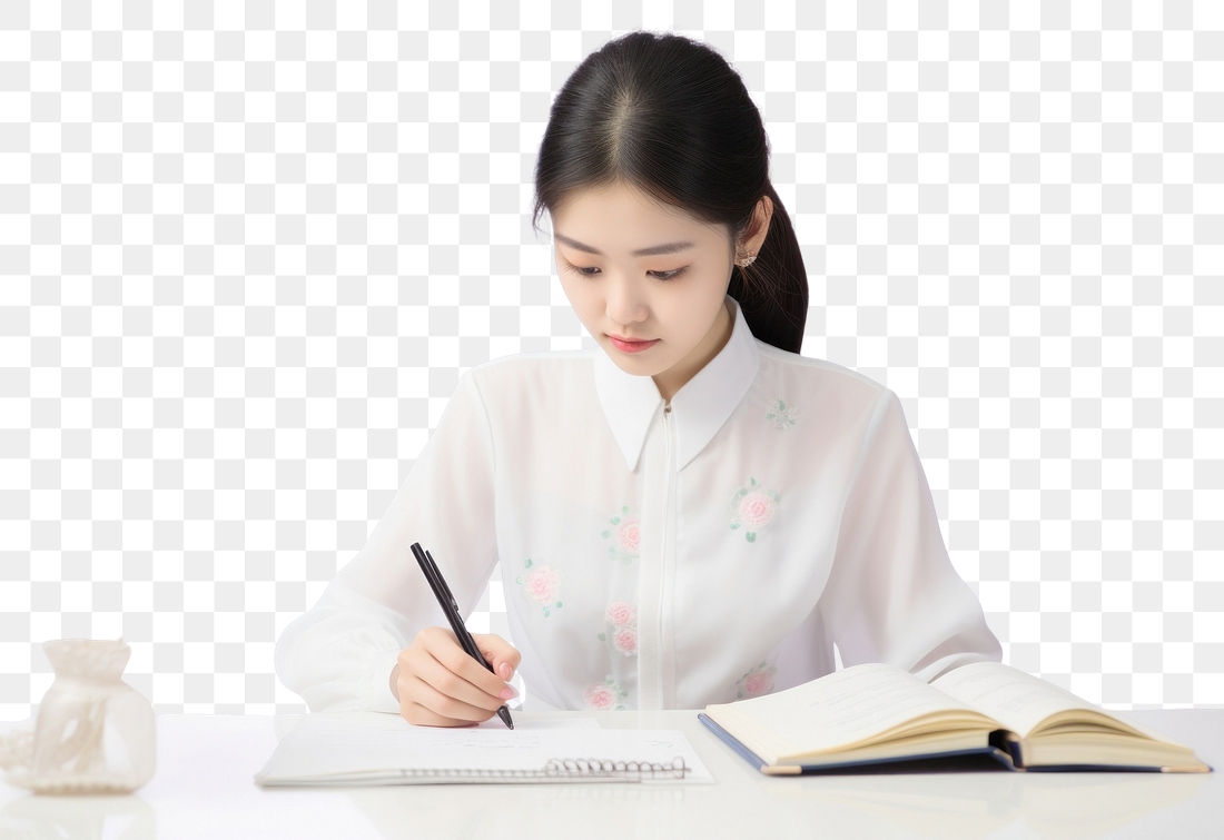 PNG Chinese student preparing examination | Premium PNG - rawpixel