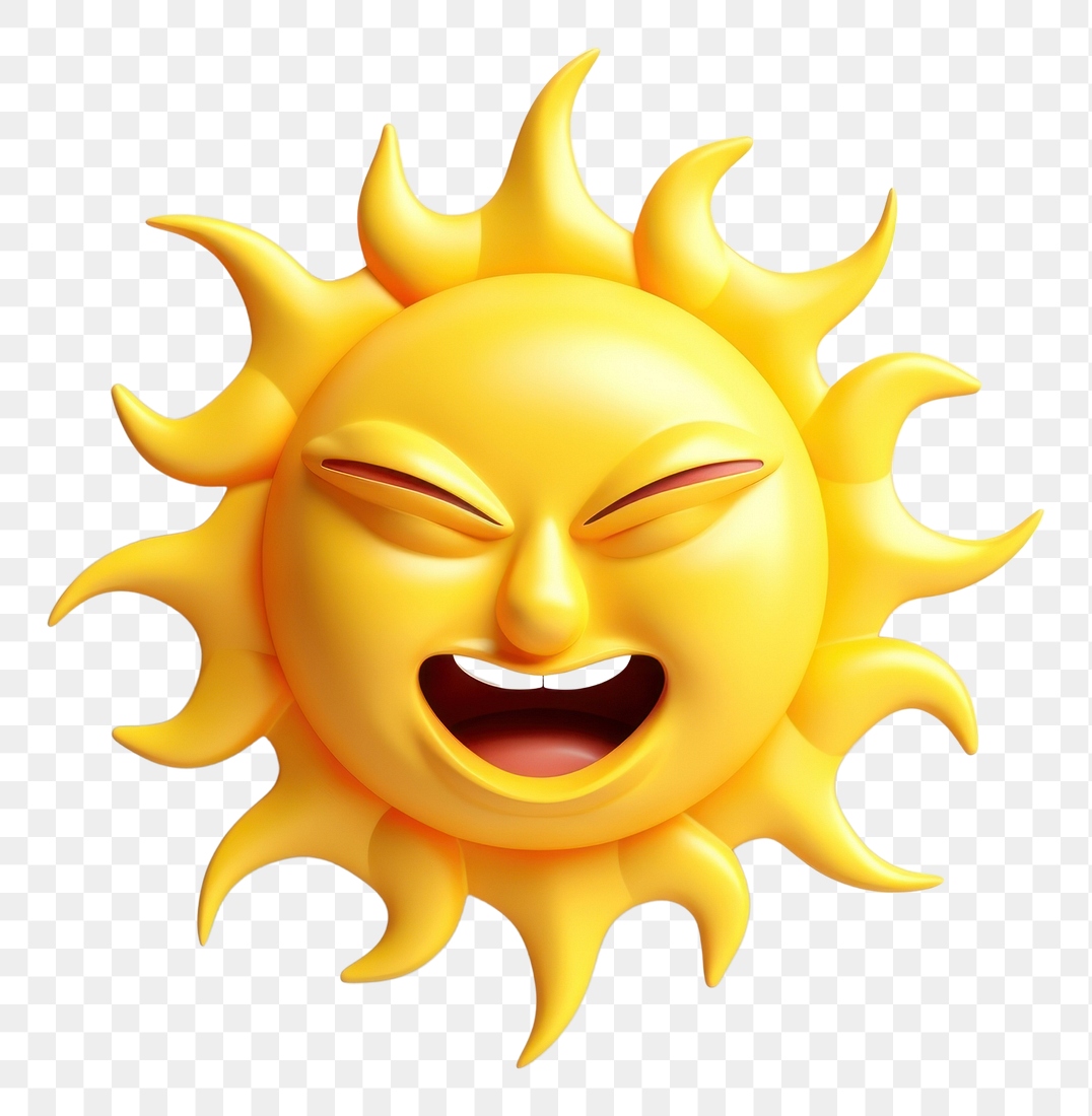 PNG Yellow sun face cartoon | Premium PNG - rawpixel