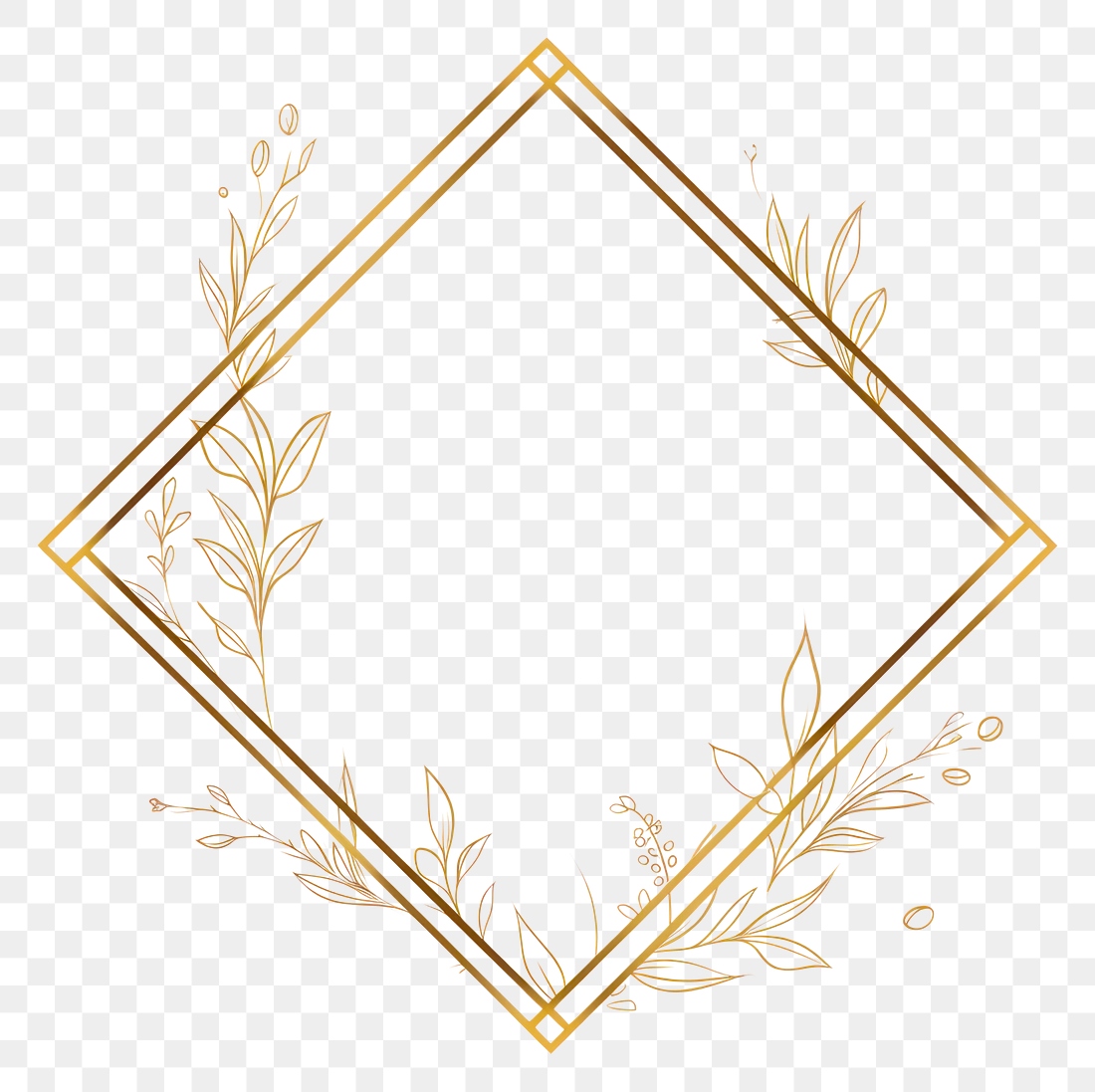 PNG Diamond pattern frame gold. | Free PNG - rawpixel