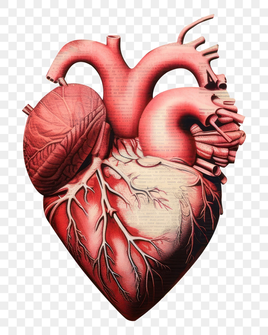 PNG Art painting flower heart. | Free PNG - rawpixel