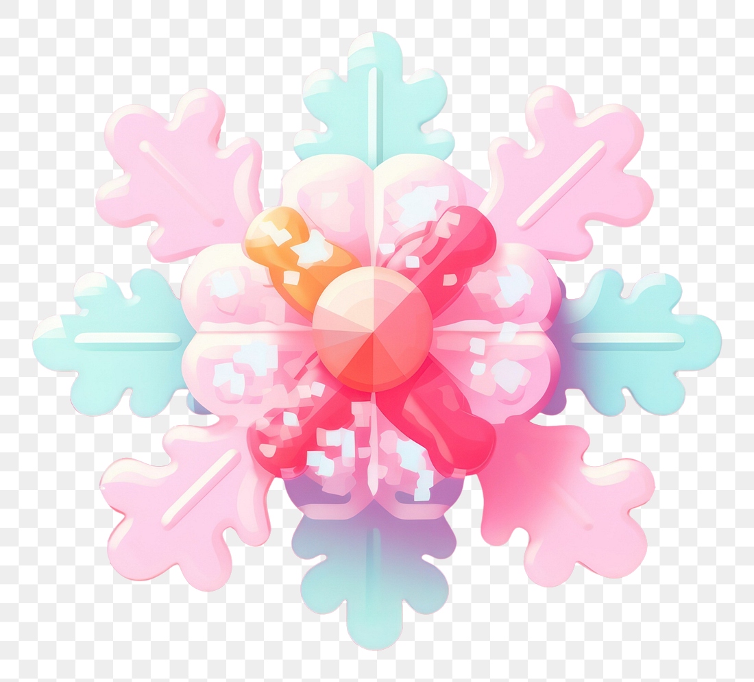 PNG snowflake confectionery celebration creativity. | Premium PNG ...