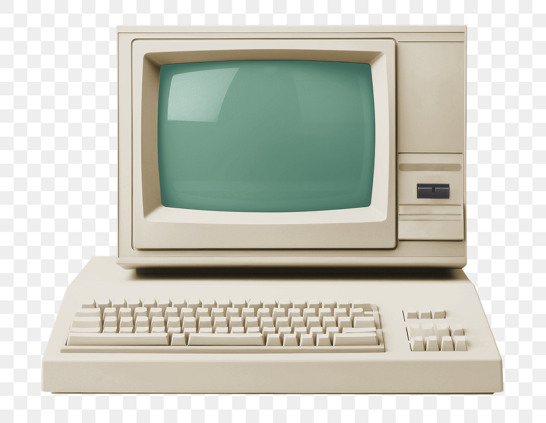 Vintage computer png, transparent background | Premium PNG - rawpixel