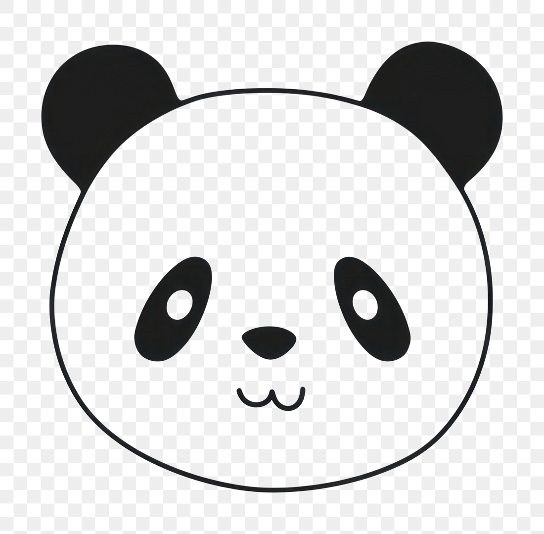 PNG Minimal illustration panda drawing | Premium PNG - rawpixel