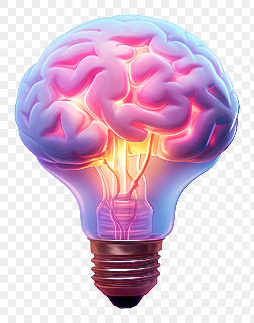 PNG Brain and light bulb | Premium PNG - rawpixel