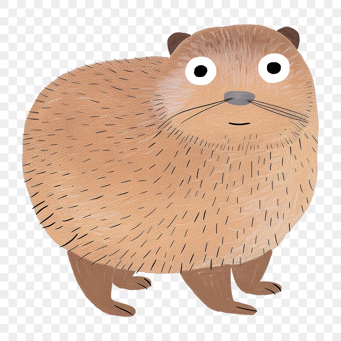 Hyrax png wild animal digital | Premium PNG - rawpixel