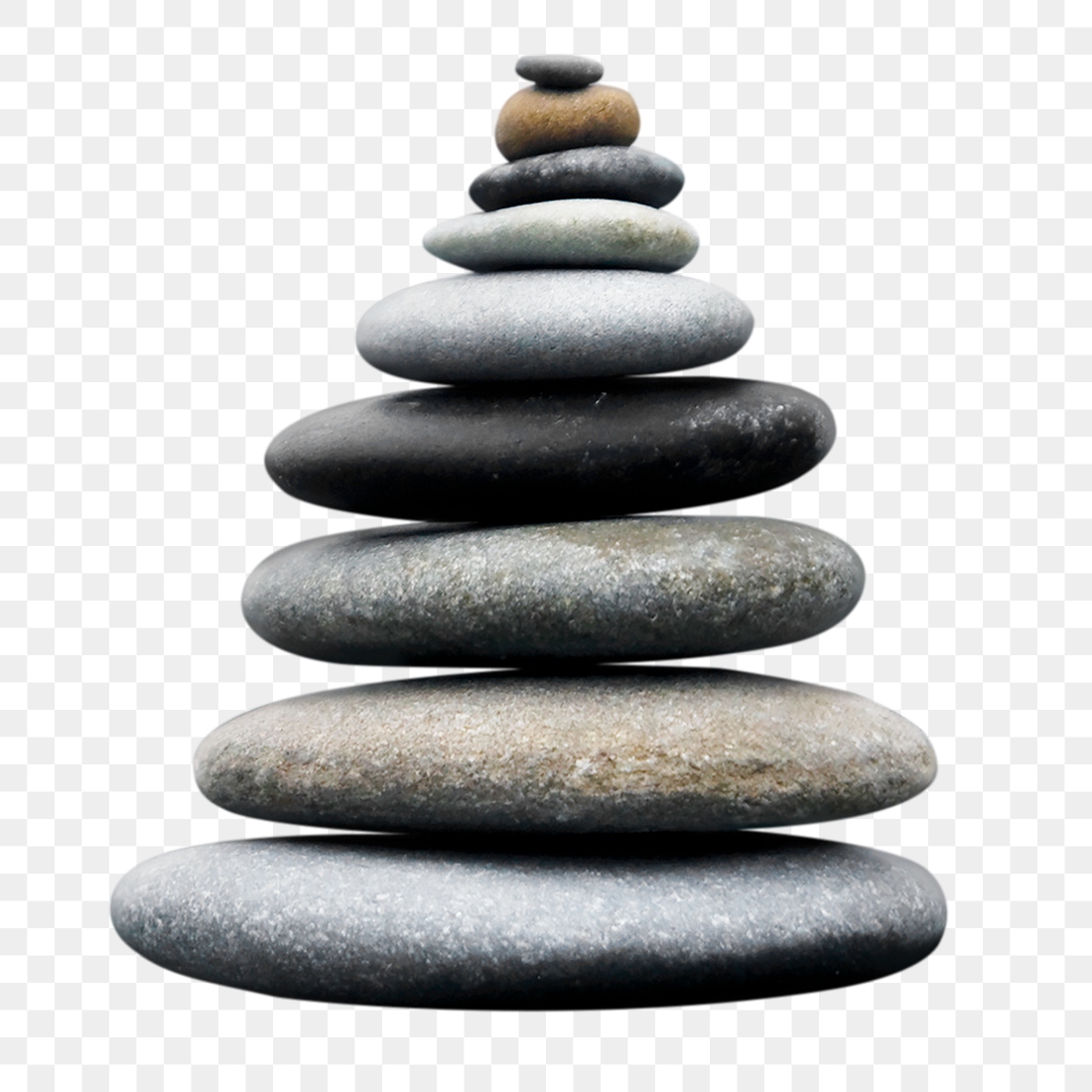 Zen stones png sticker, mental | Premium PNG - rawpixel
