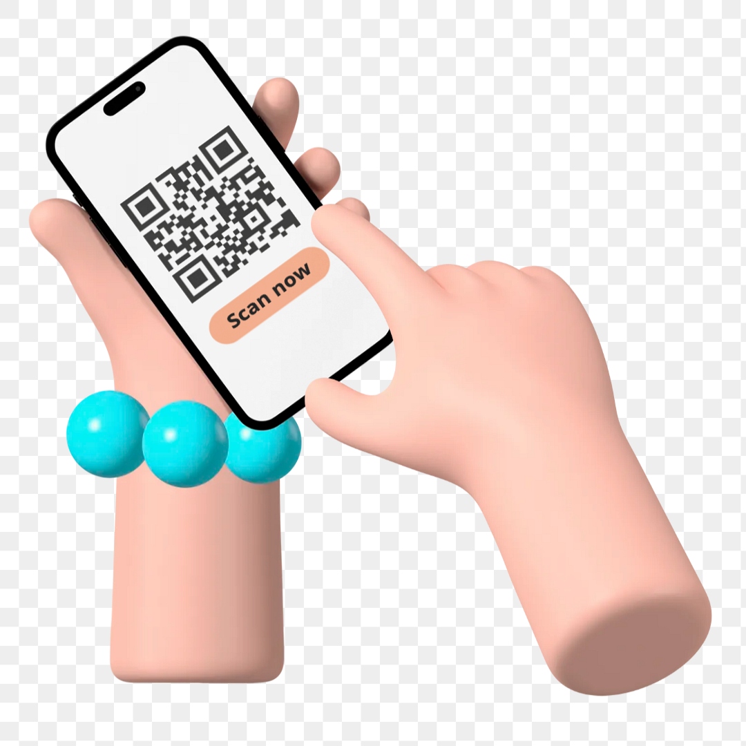 Hands png scanning QR code | Premium PNG - rawpixel