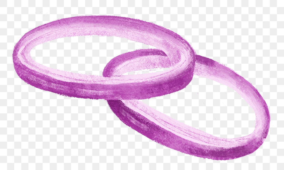 Raw red onion ring png | Premium PNG - rawpixel