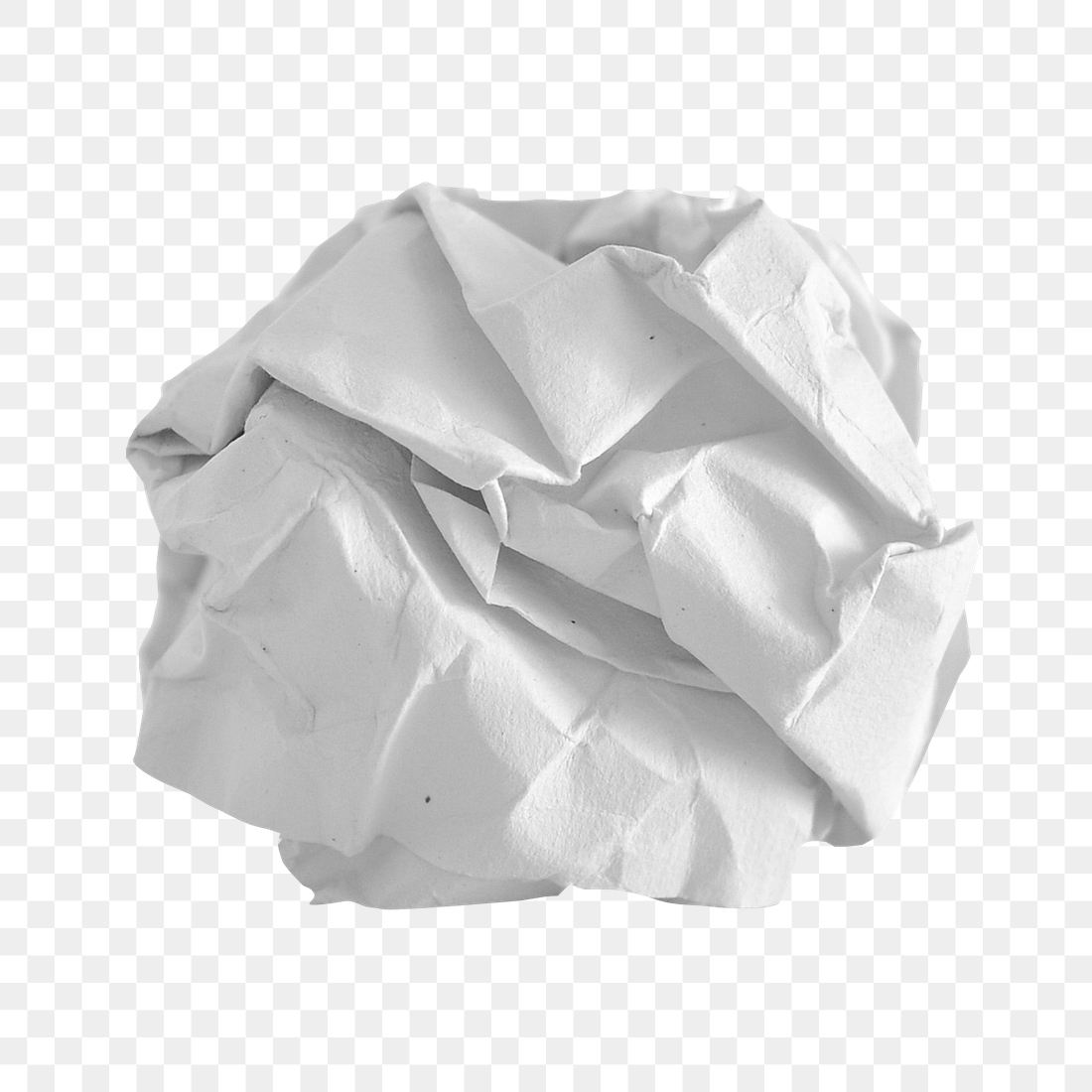 Crumpled paper ball png sticker | Free PNG - rawpixel