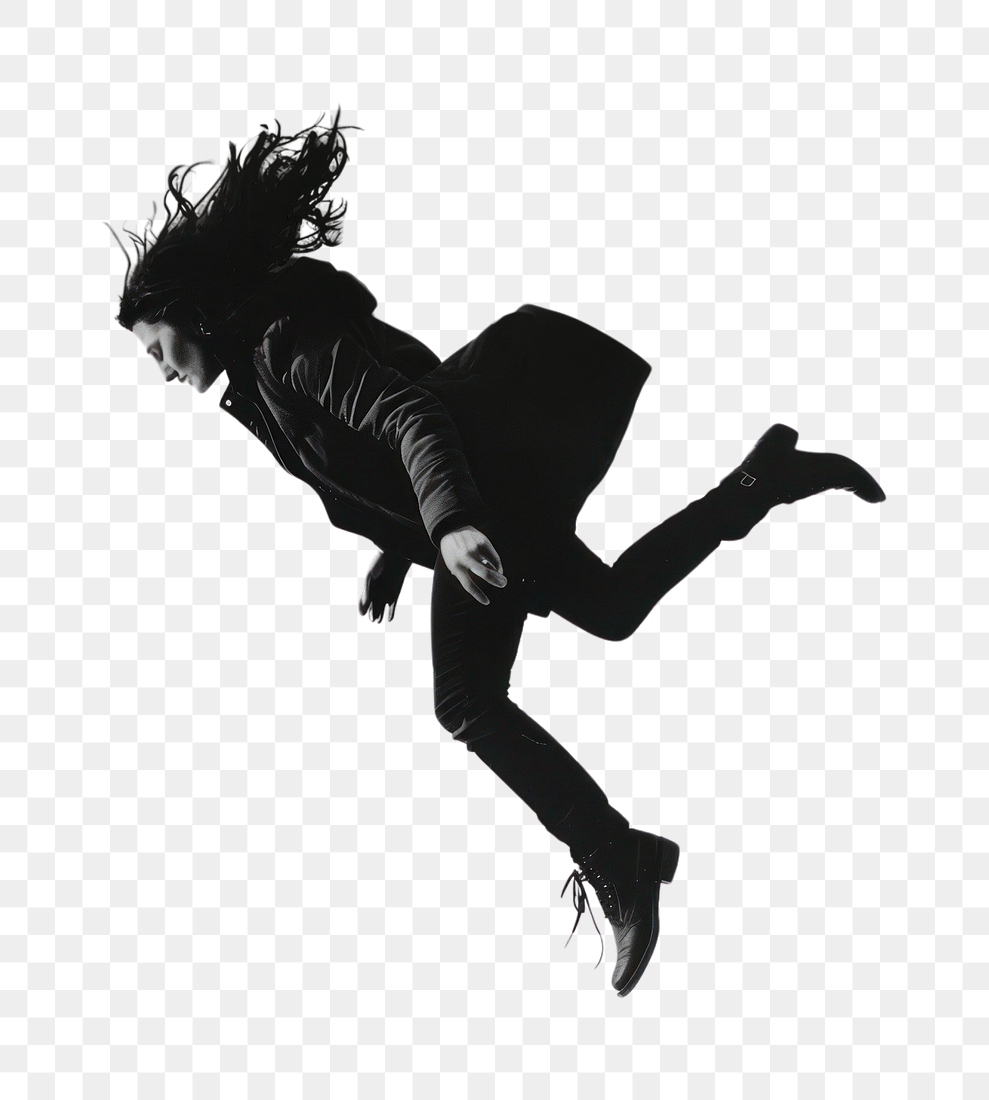 woman falling clothing footwear apparel. | Premium PNG - rawpixel
