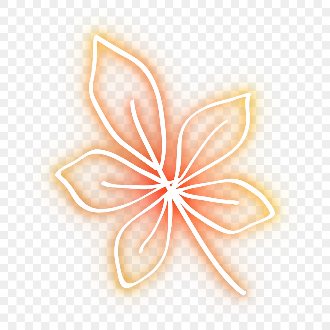 Neon yellow leaf png glowing | Premium PNG Sticker - rawpixel