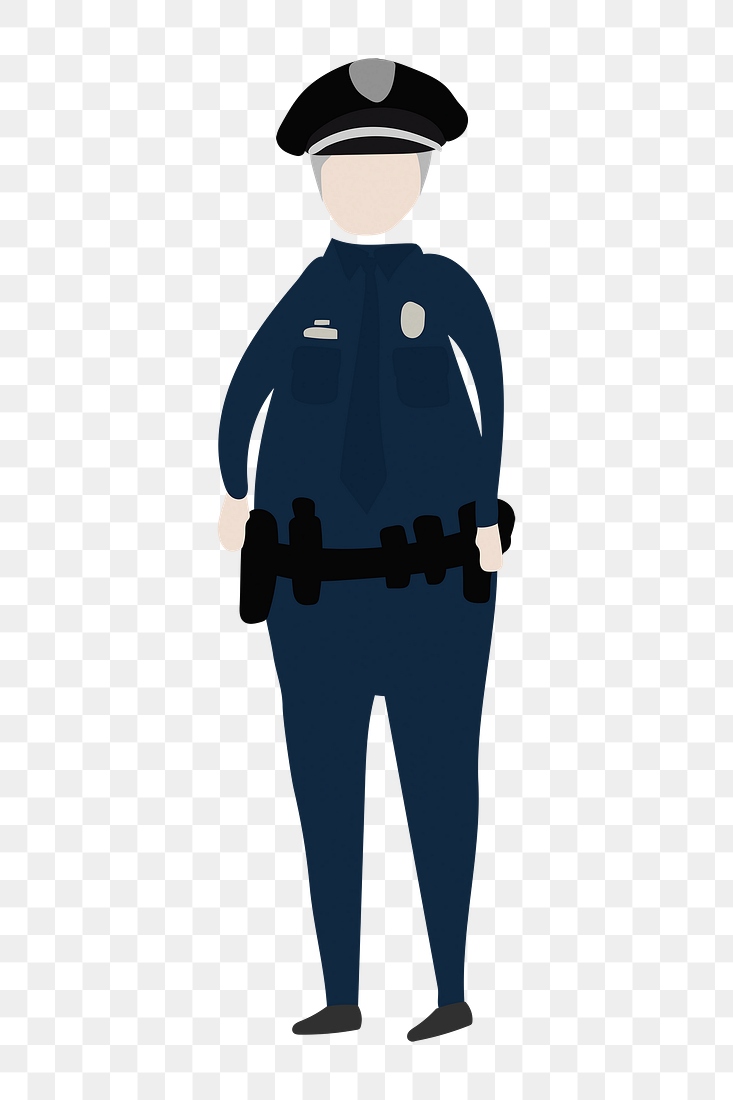 Police officer png clipart, occupation, | Premium PNG - rawpixel