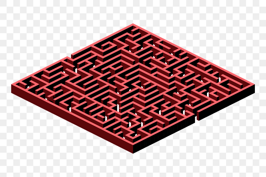 Labyrinth game png sticker, transparent | Free PNG - rawpixel