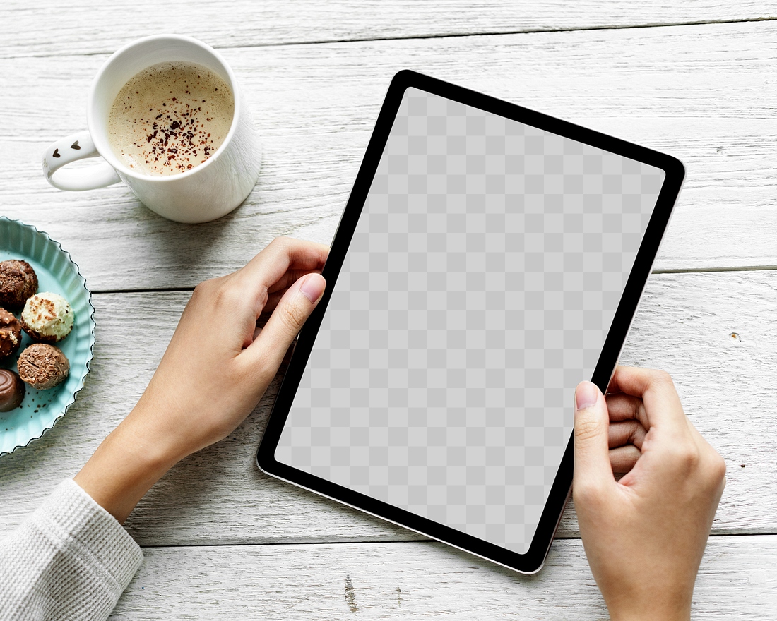 Tablet screen png mockup, digital | Premium PNG - rawpixel
