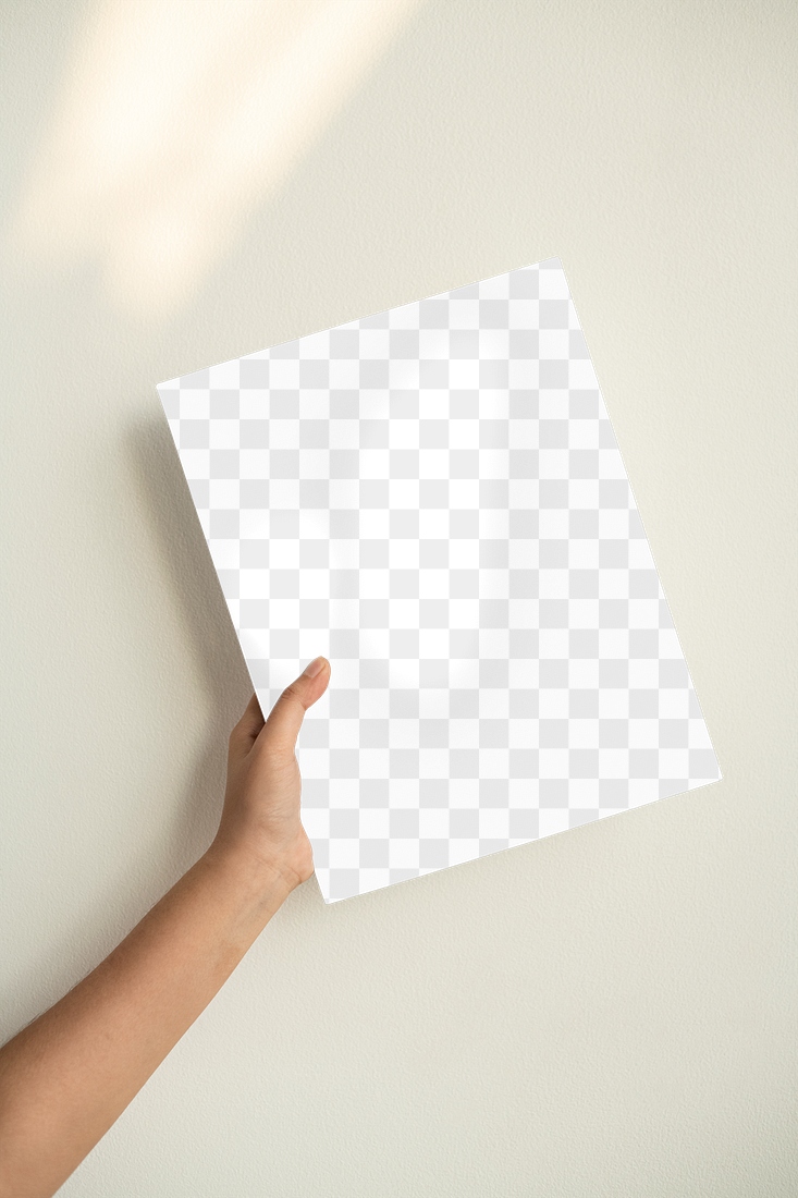 Paper poster mockup transparent png | Premium PNG - rawpixel