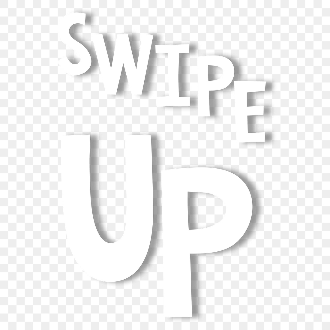 White swipe doodle typography design | Premium PNG Sticker - rawpixel