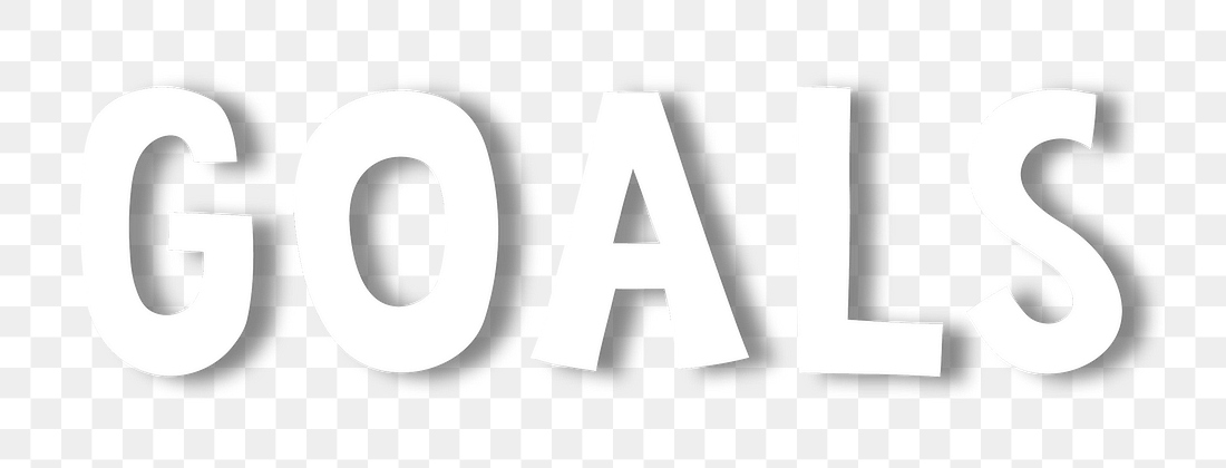 Goals doodle typography design element | Premium PNG Sticker - rawpixel
