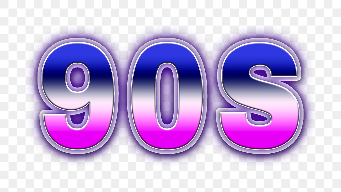 90s retro style word design | Premium PNG Sticker - rawpixel