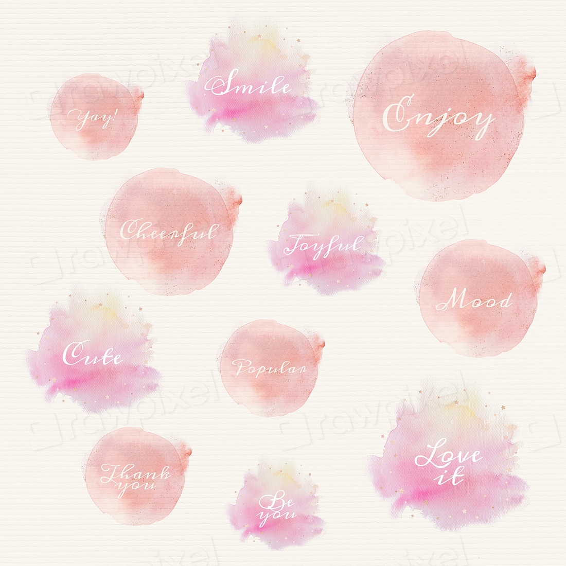 Pastel word sticker png badge | Premium PNG - rawpixel