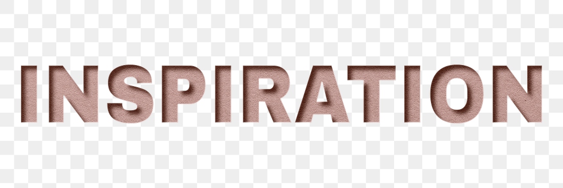 Png inspiration word bold font | Free PNG Sticker - rawpixel