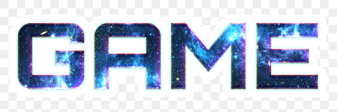 GAME png sticker typography word | Premium PNG Sticker - rawpixel