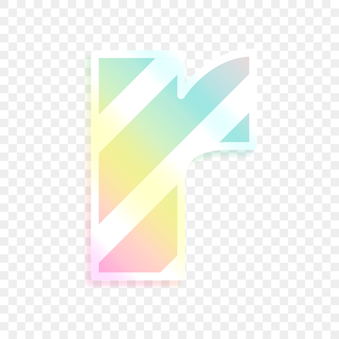 Png letter r rainbow gradient | Premium PNG Sticker - rawpixel