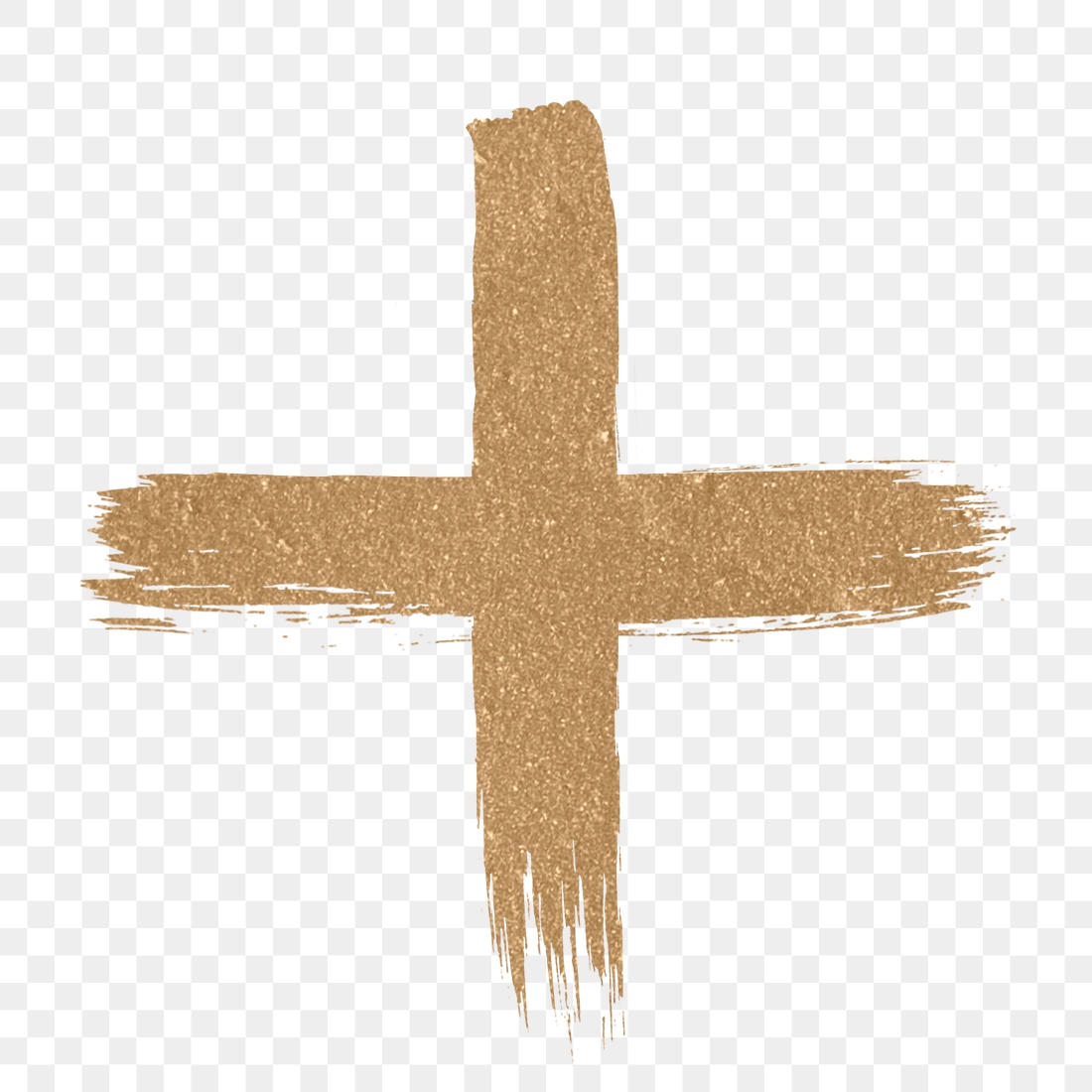 Gold plus symbol png brush | Premium PNG Sticker - rawpixel