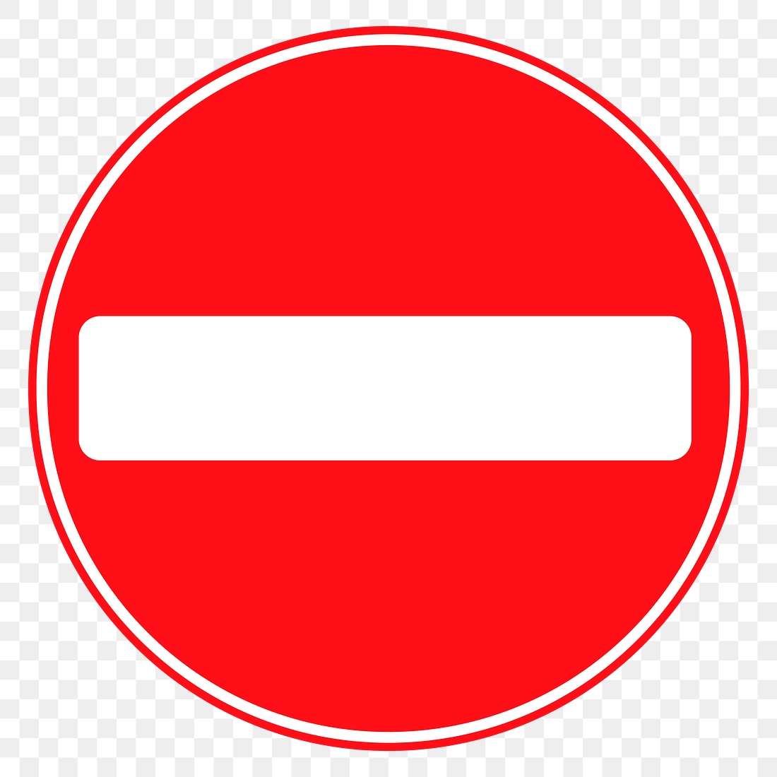 No entry png sign sticker, | Free PNG - rawpixel