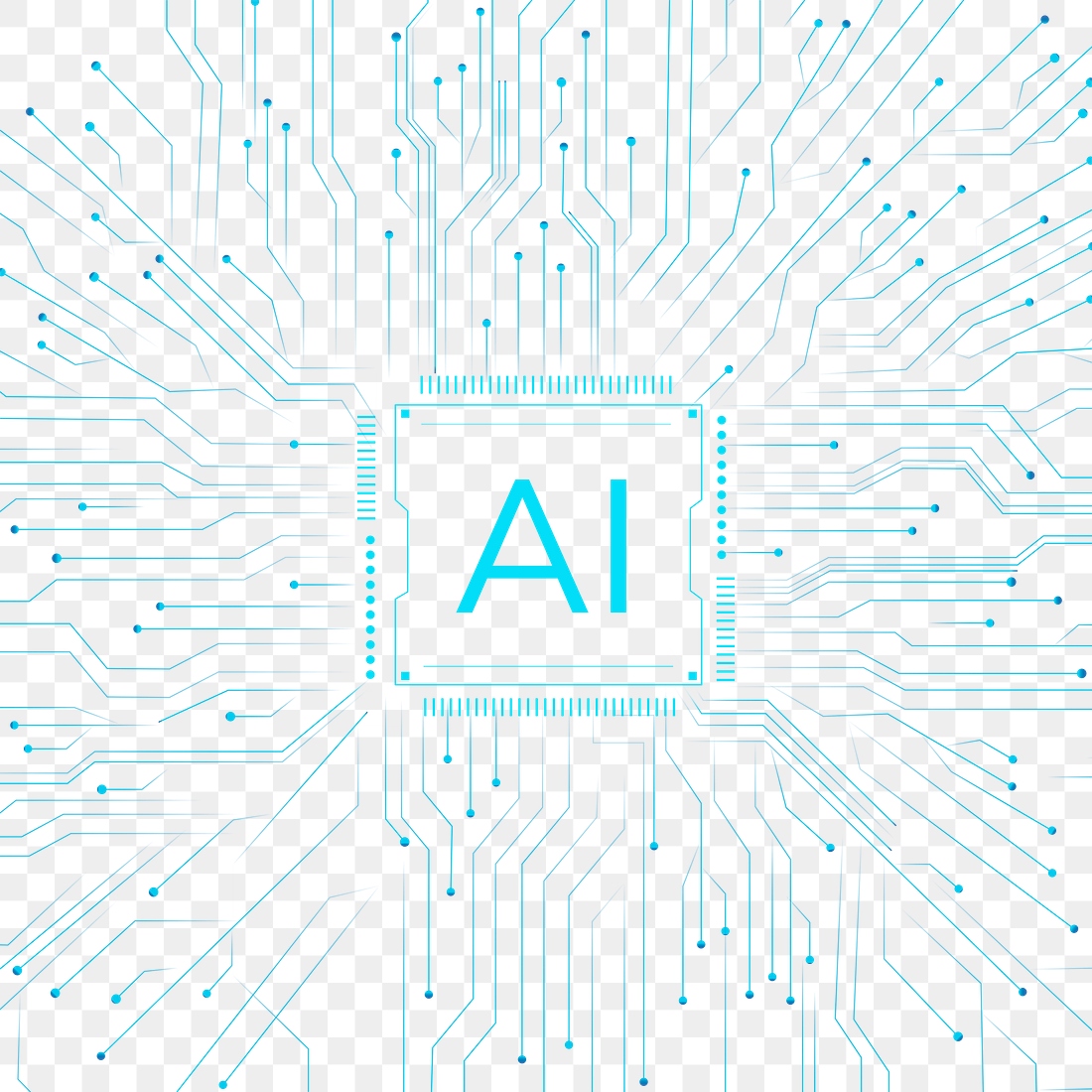 AI technology microchip background png | Premium PNG - rawpixel