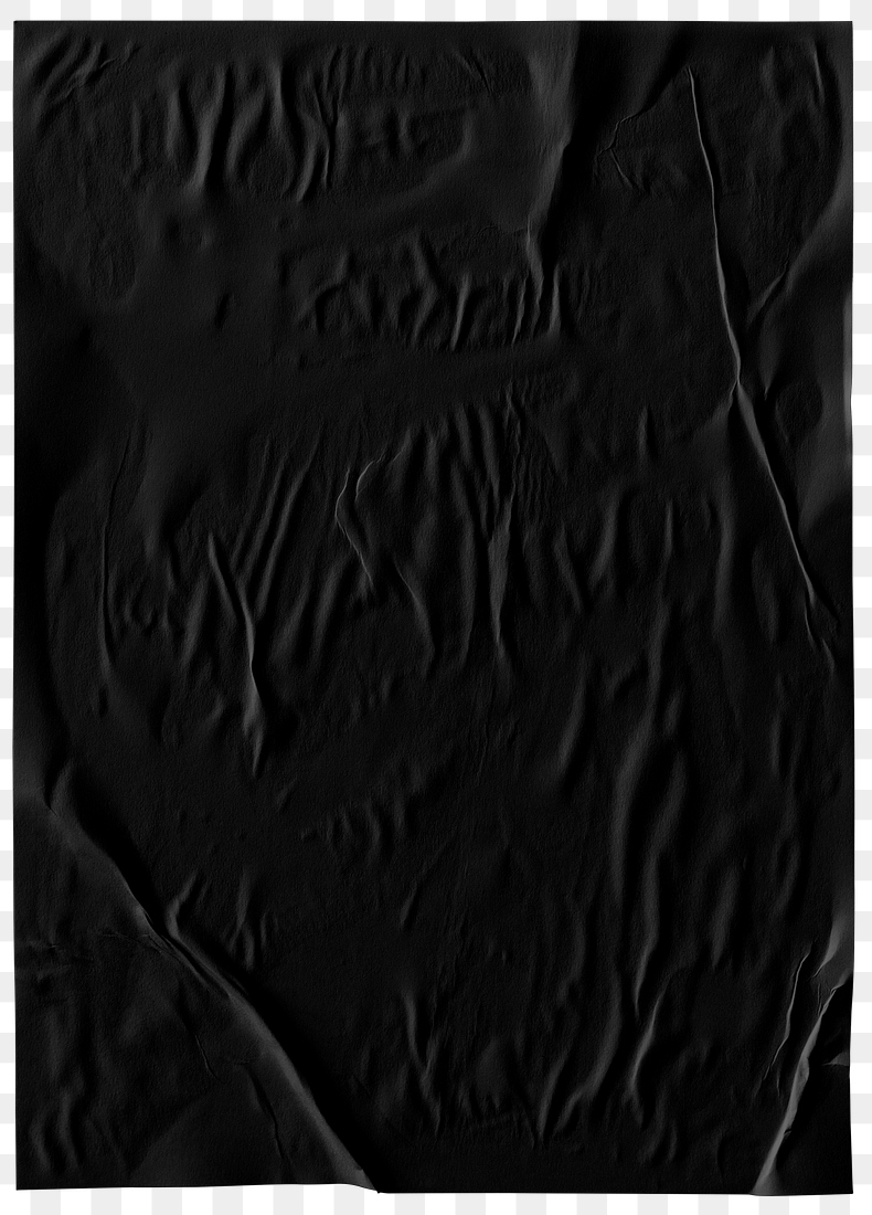 Black crinkled paper design element | Premium PNG - rawpixel