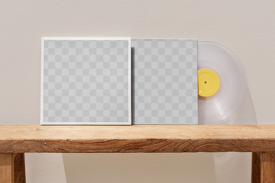 Music cover mockup png leaning | Premium PNG - rawpixel