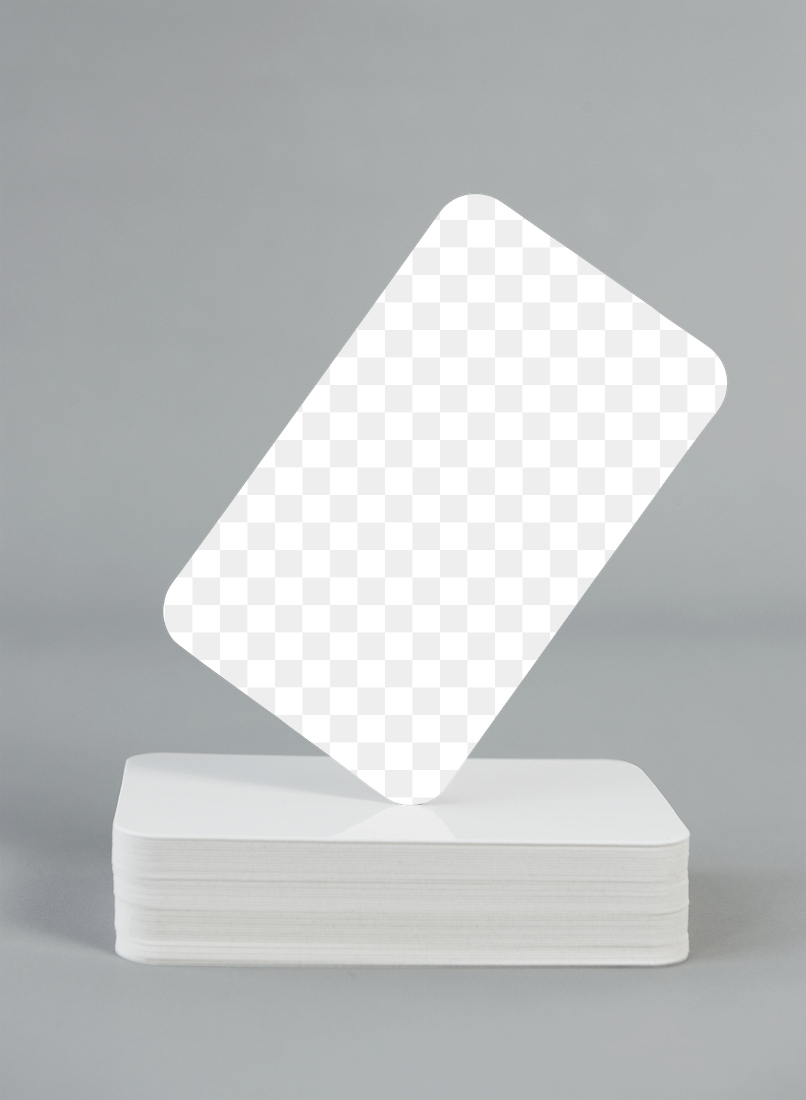 White name cards mockup transparent | Premium PNG - rawpixel