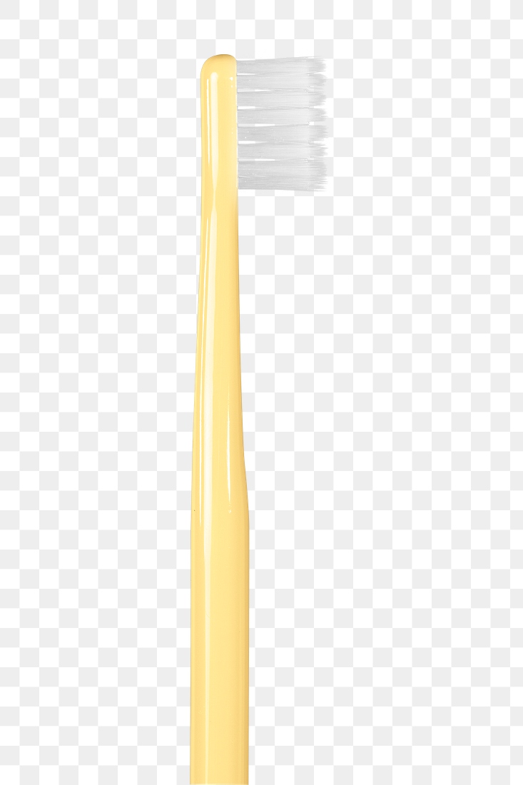 Small yellow toothbrush transparent png | Premium PNG Sticker - rawpixel