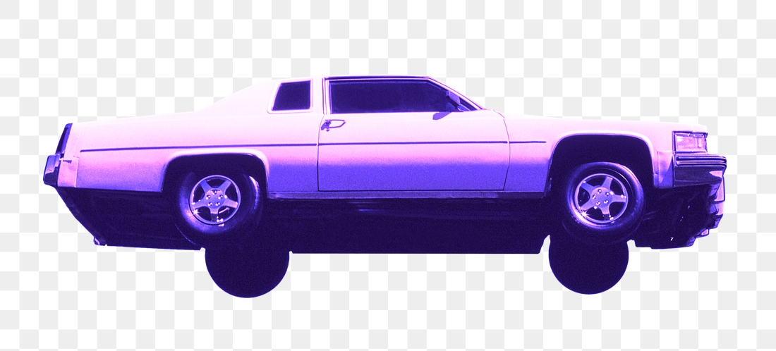 Png purple neon car sign, | Premium PNG Sticker - rawpixel